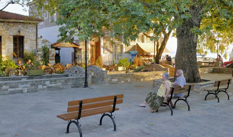 De plaats Afissos op Pilion, Griekenland - Ross Holidays