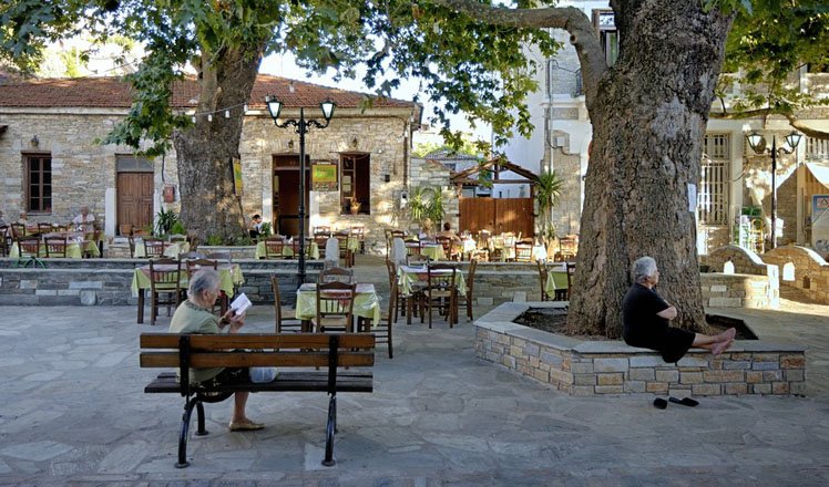 De plaats Afissos op Pilion, Griekenland - Ross Holidays